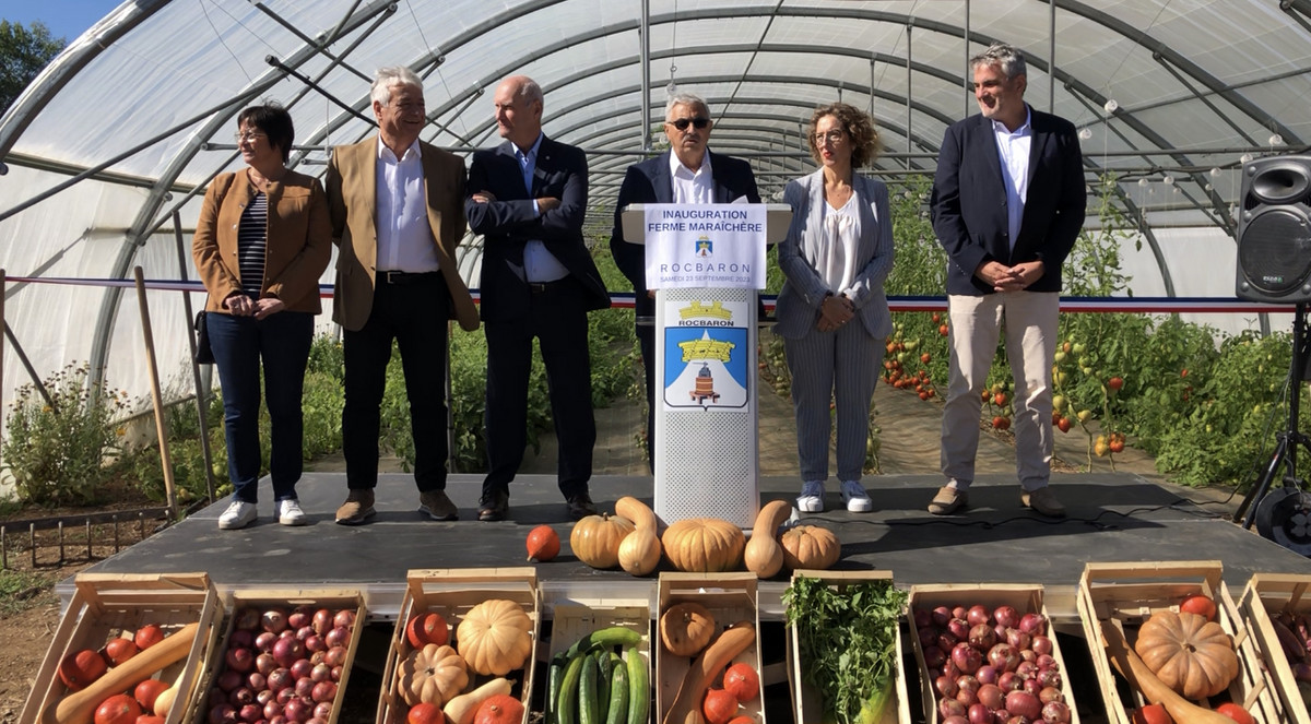 La Ferme Maraîchère inaugurée - Mairie de Rocbaron